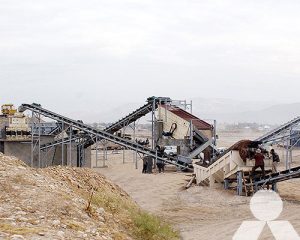 Limestone crusher production process