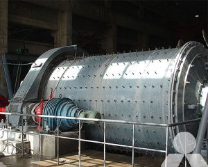 Schematic diagram of ball mill