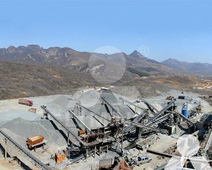 Limestone quarry crushing factory in Ghana