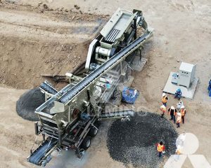 Mobile crushing and screening equipment used in aggregate production ...