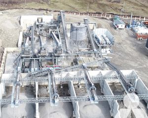 Quarry crushing plant design data and layout